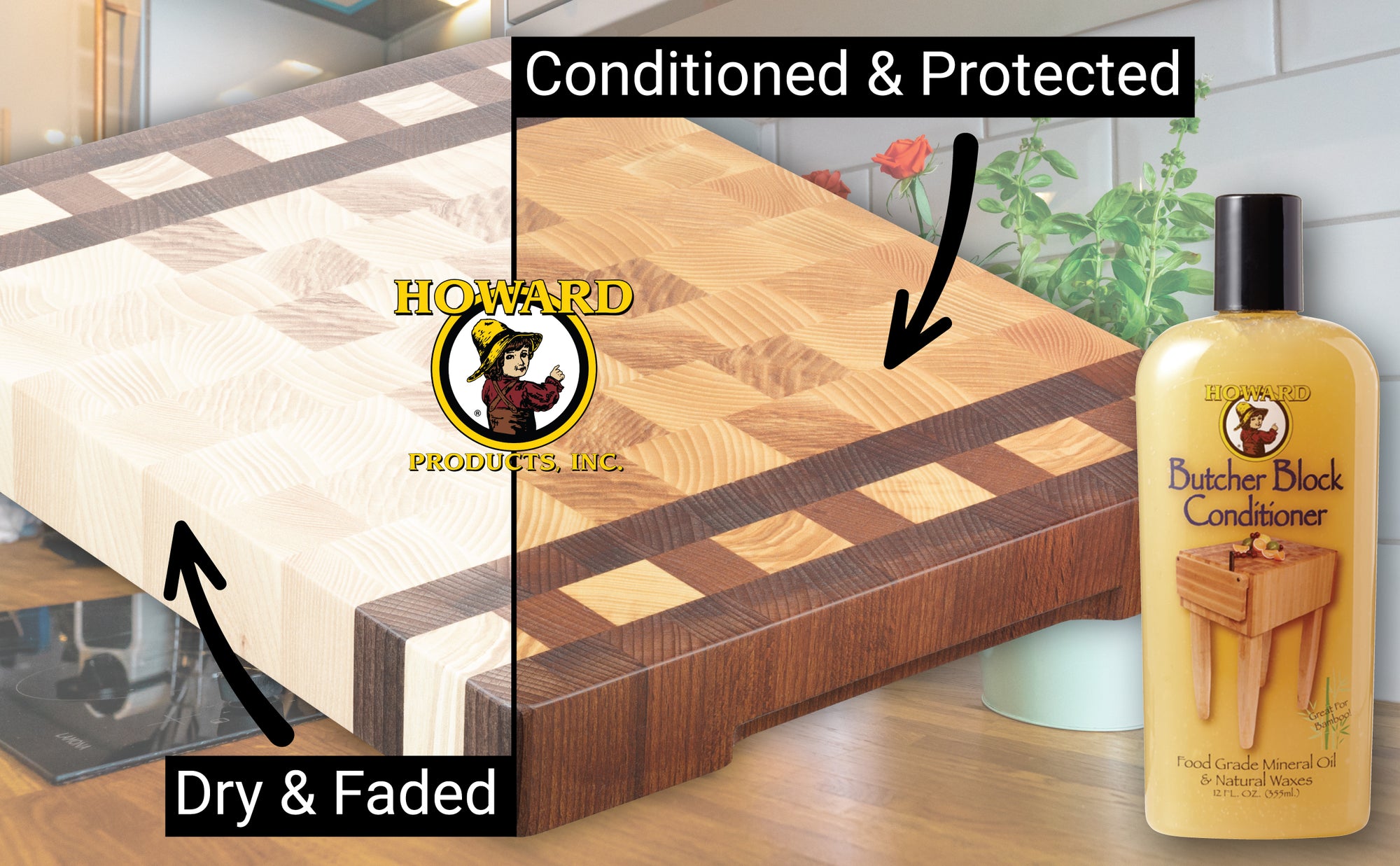 Butcher Block Conditioner – Howard Products, Inc.
